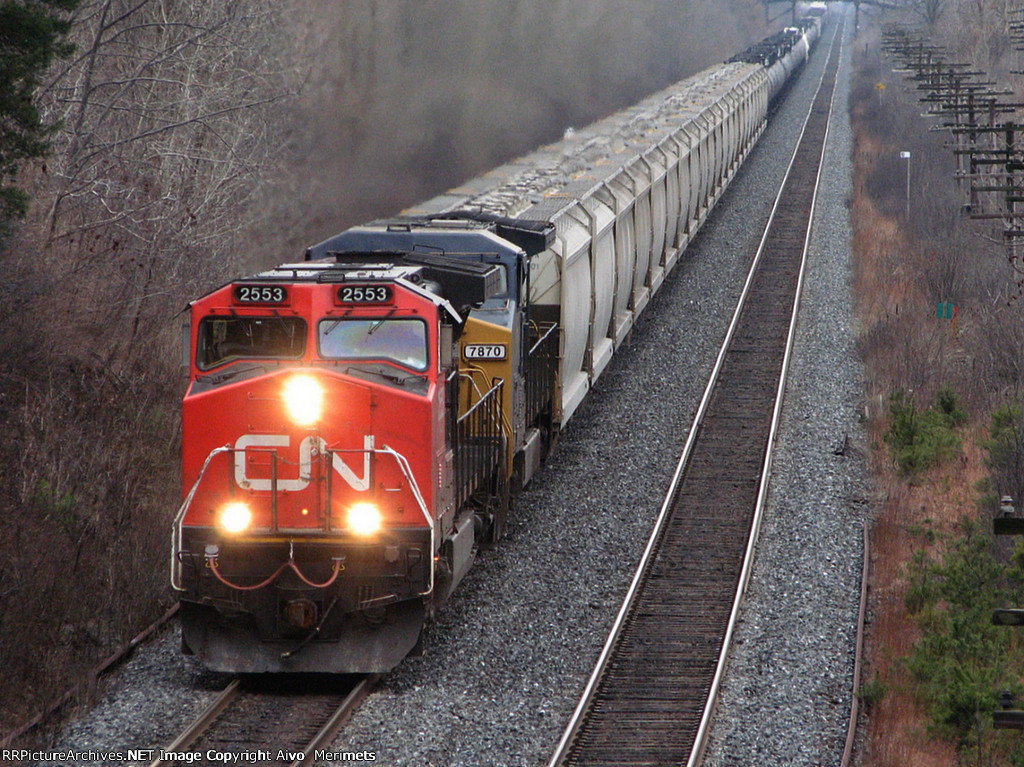 CN 2553 east at Mile 5.8 Strathroy Sub